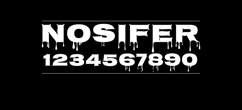Nosifer-123字体